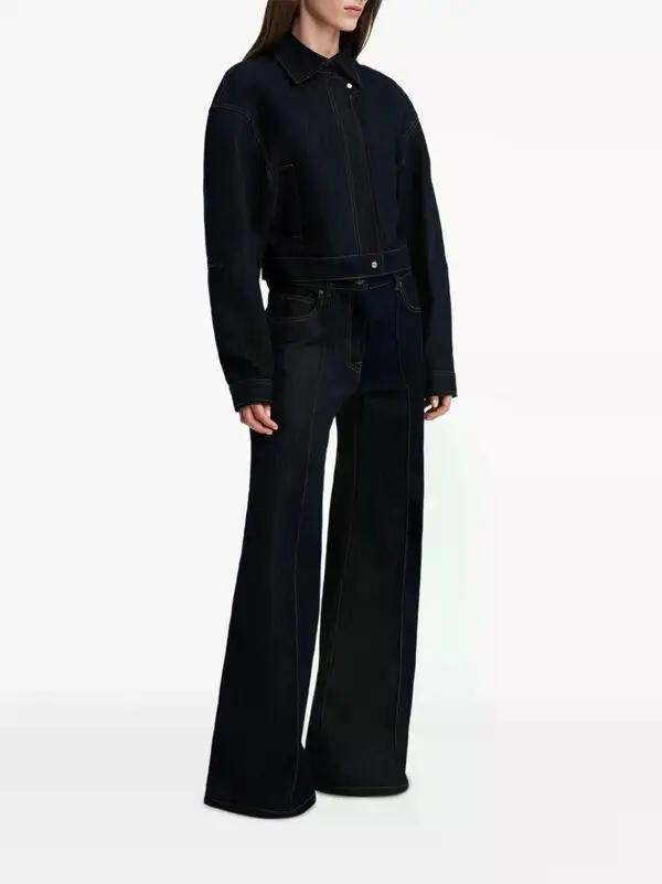 Anna Quan Fontana Contrast-stitch Denim Jacket