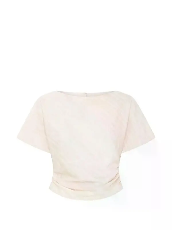 Anna Quan Vinnie Gathered-side Blouse
