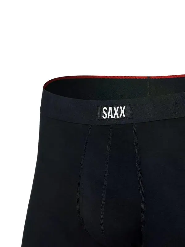 SAXX Logo-waistband Boxer Briefs