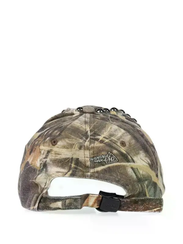 JOSHUA J. Stud-embellished Camouflage-print Cap