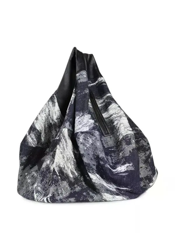 TAAKK Abstract-print Shoulder Bag - Blue