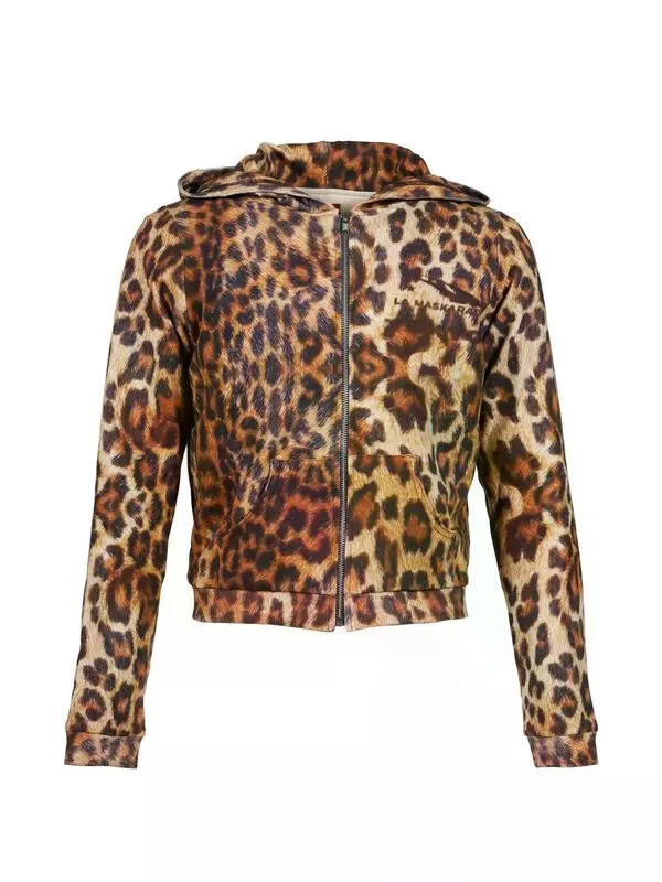LA MASKARADE Leopard-print Hoodie