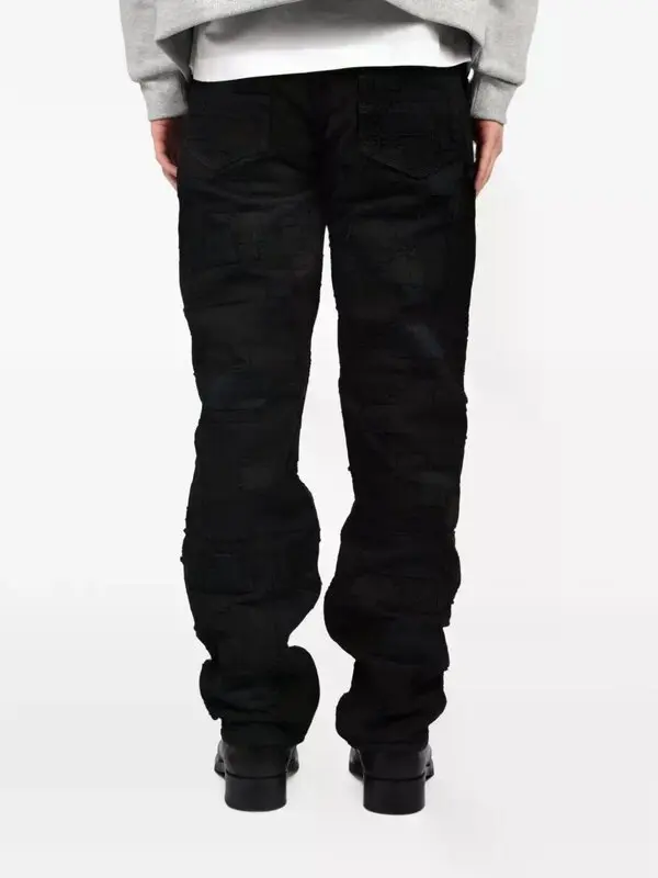 Matthew Williamson Boro Patchwork Straight Leg Jeans