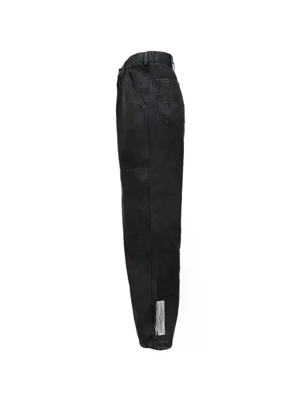 N.HOOLYWOOD Bleached Knee-patch Trousers