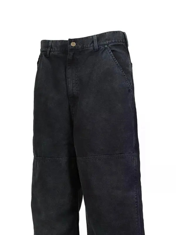 N.HOOLYWOOD Bleached Knee-patch Trousers