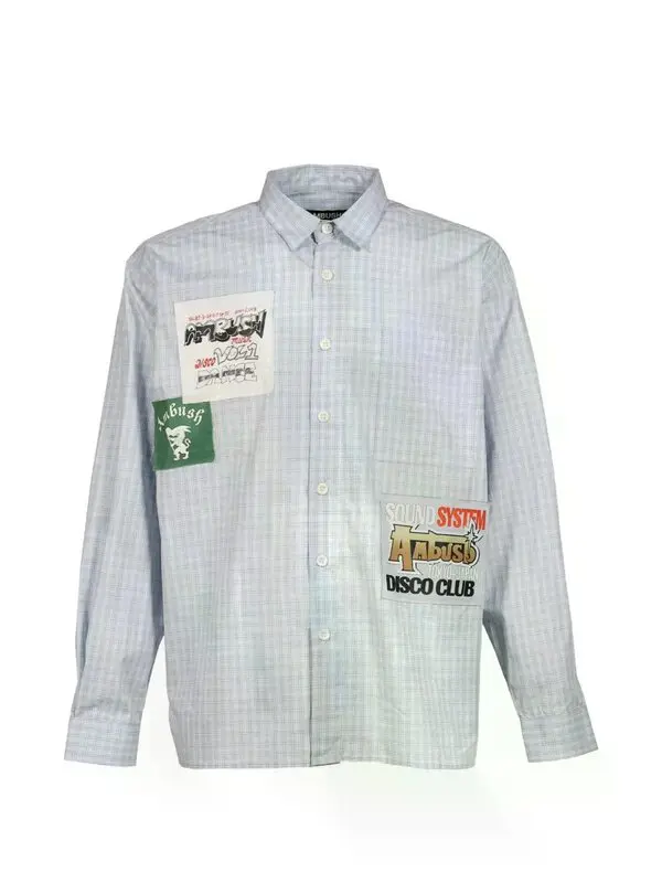 AMBUSH Patch-detail Checked Long-sleeved Shirt