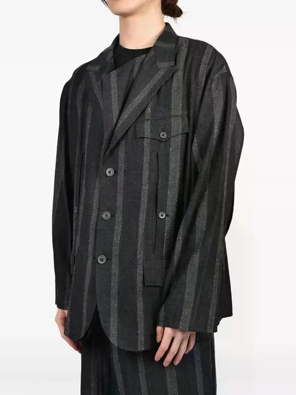 Yohji Yamamoto Striped Blazer