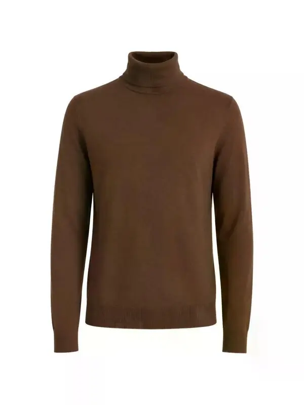 FRANZESE COLLECTION David Beckham French Napoli Roll-neck Sweater - Brown