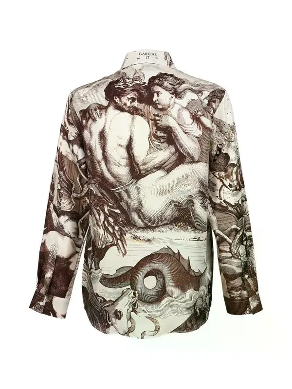 GARCIAS Mythology-print Shirt