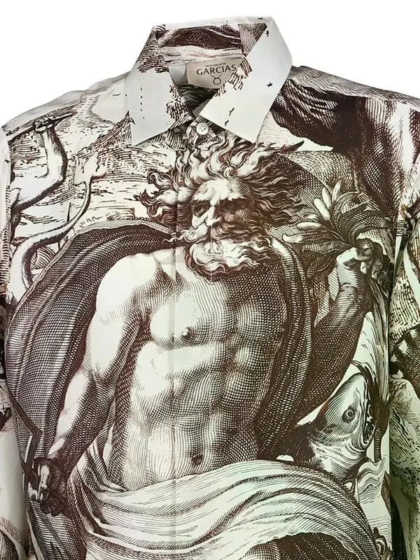 GARCIAS Mythology-print Shirt