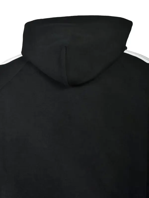 BREATH Logo-embroidered Side-stripe Hoodie