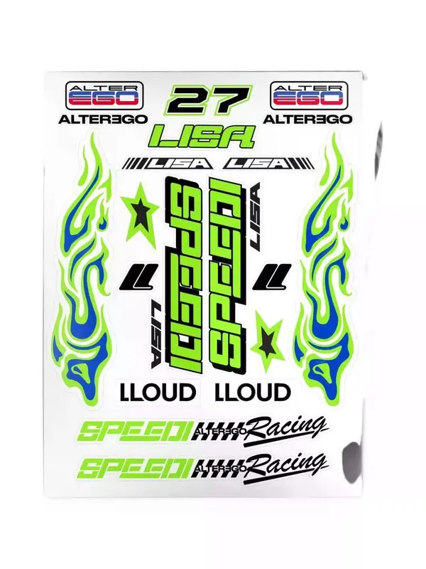 ALTER EGO Speedi Sticker Pack - White