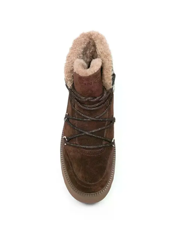 Pinko Suede Platform Boots