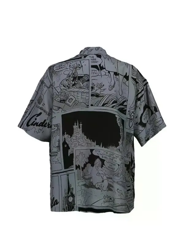 PORTER CLASSIC Disney Aloha Cinderella Print Shirt
