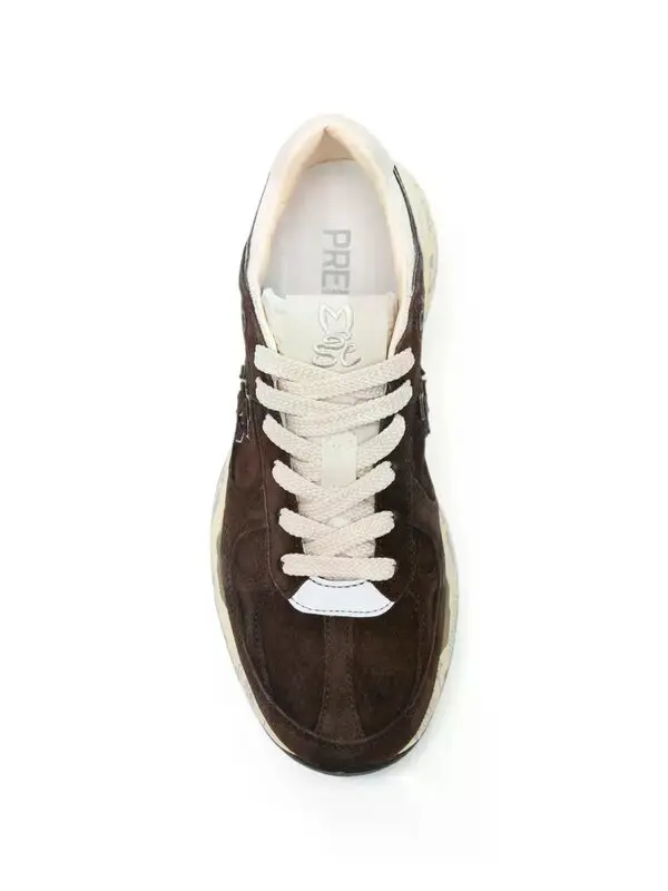 Premiata Suede-panelled Sneakers