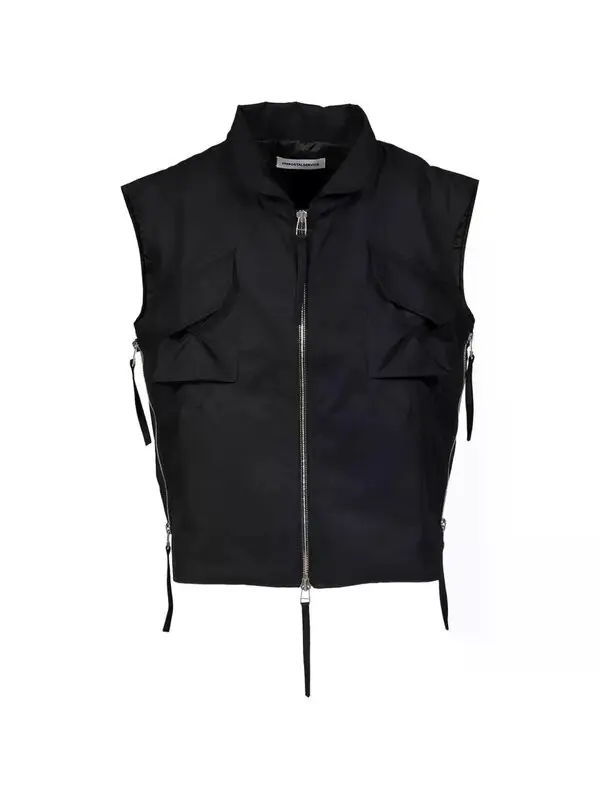 FFFPOSTALSERVICE Darted Kalf Vest - Black