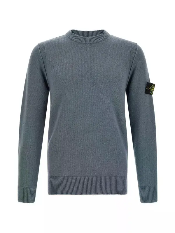 Stone Island Compass-badge Crew-neck Sweater
