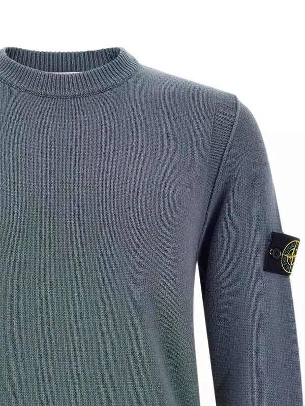 Stone Island Compass-badge Crew-neck Sweater