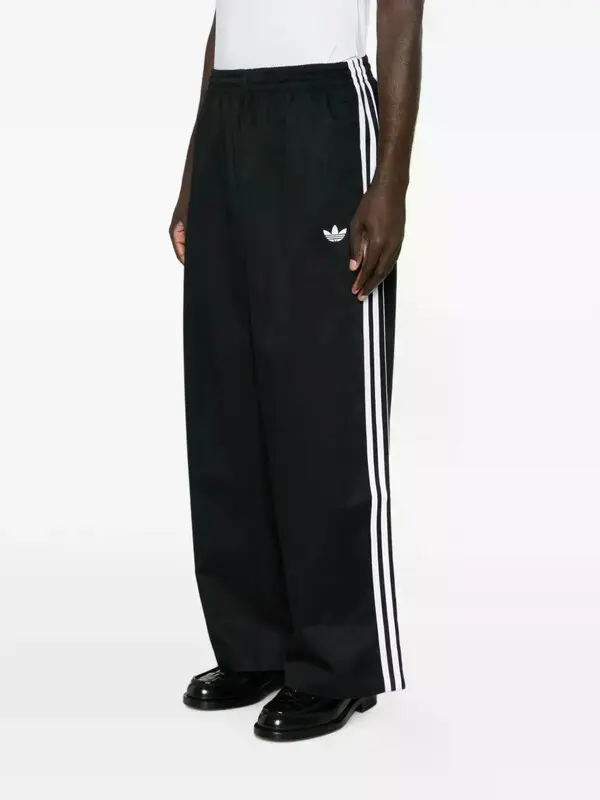 Adidas Side-stripe Trousers - Black