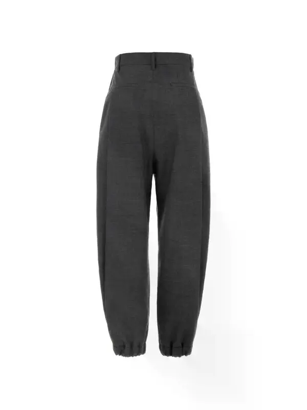 Moschino Pleated Elasticated-cuff Trousers