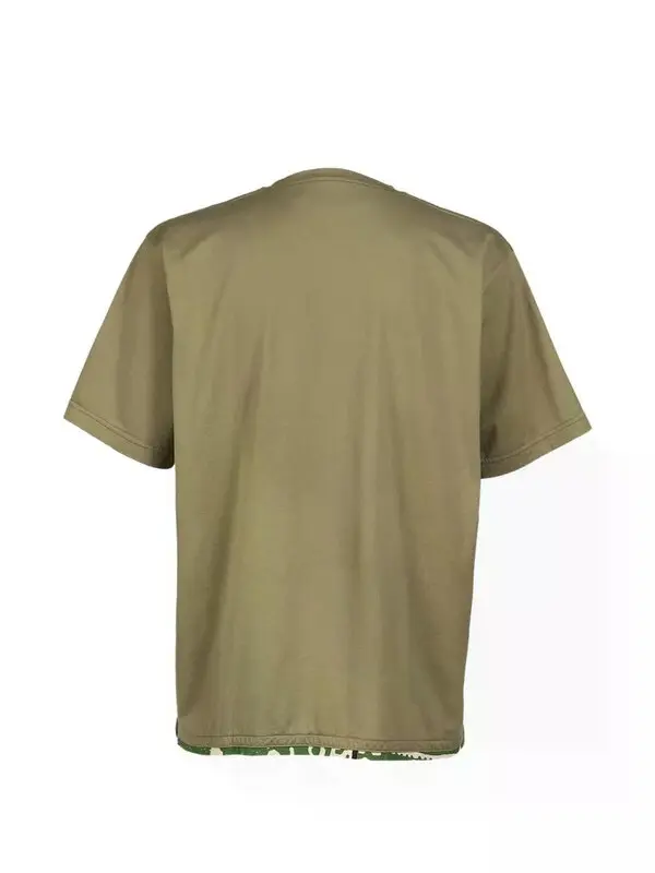 PORTER CLASSIC Hawaiian-print Piping T-shirt