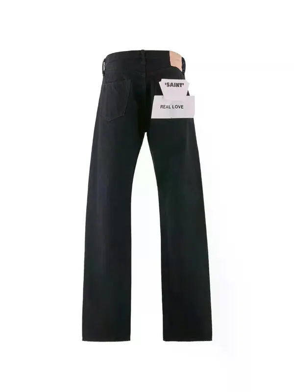 SAINT MXXXXXX Straight-leg Washed Jeans