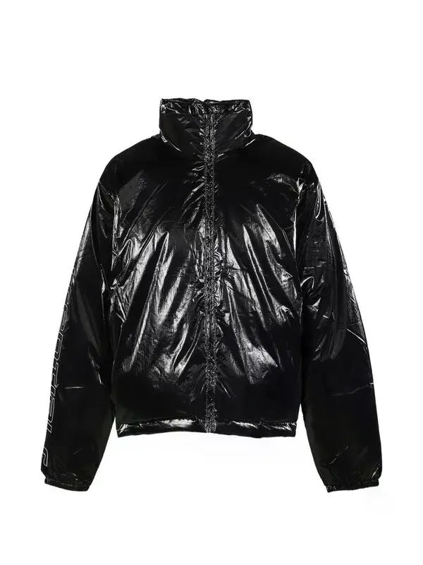 ESSENTIALS Logo-print Puffer Jacket