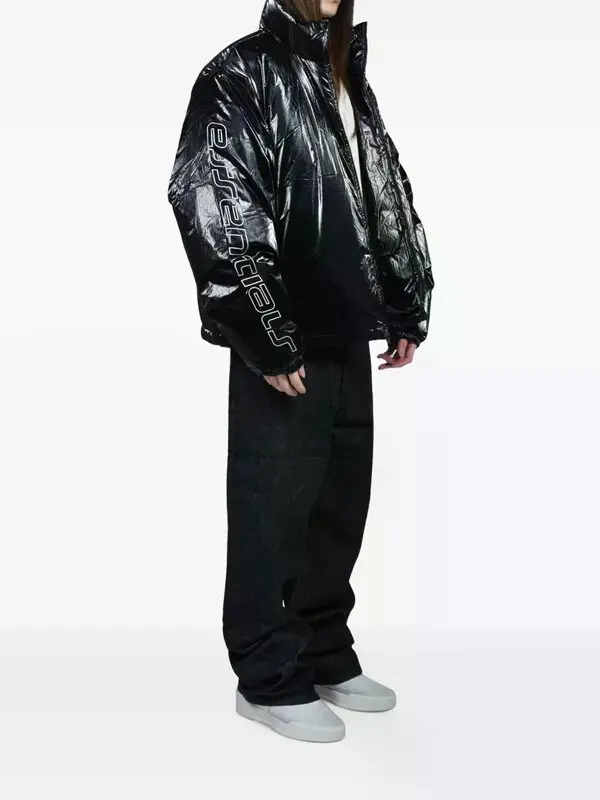 ESSENTIALS Logo-print Puffer Jacket