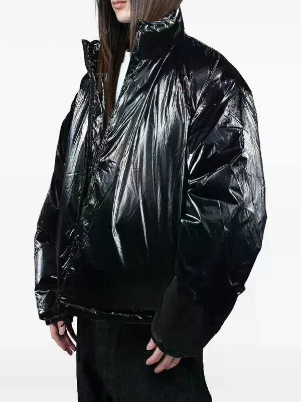 ESSENTIALS Logo-print Puffer Jacket