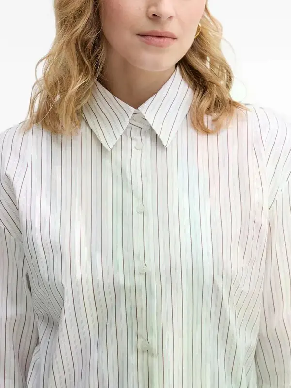Sisley Striped Wrap Shirt