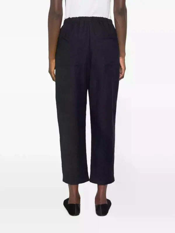 Apuntob Elasticated-waist Crinkled Trousers