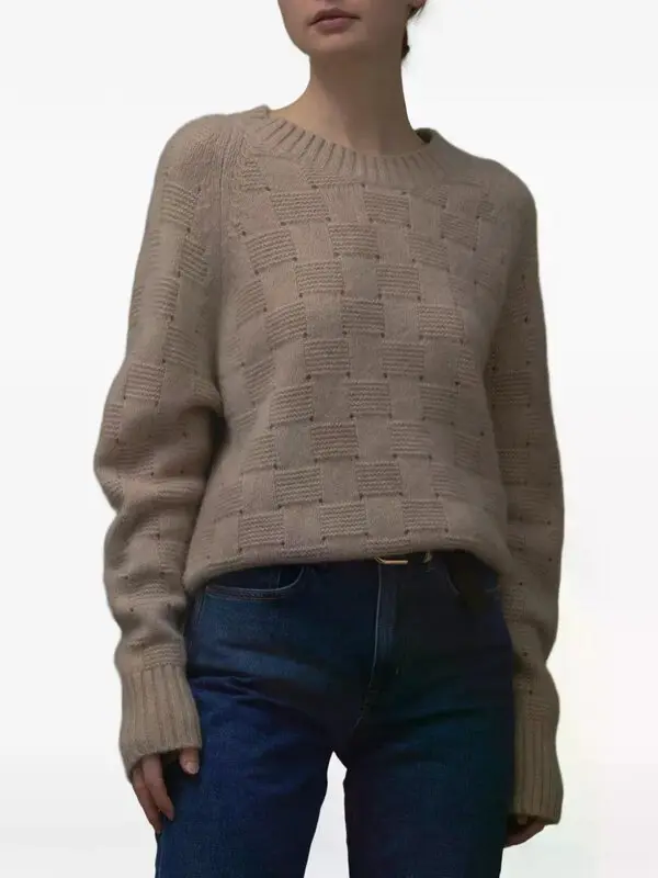 ALLUDE Crew-neck Sweater