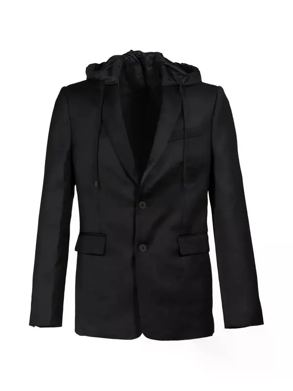HELIOT EMIL Levade Hooded Blazer - Black