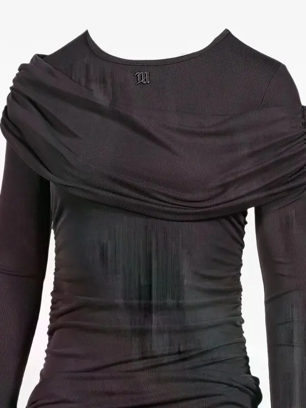 MISBHV Virgo Draped Mini Dress