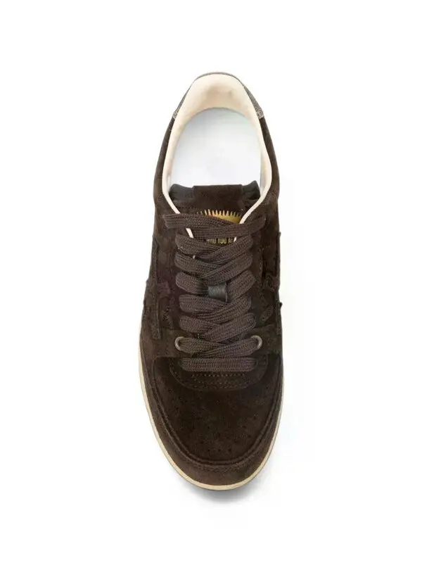 Premiata Logo-patch Suede Sneakers