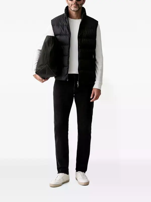 Armani Exchange Monogram-print Quilted Gilet