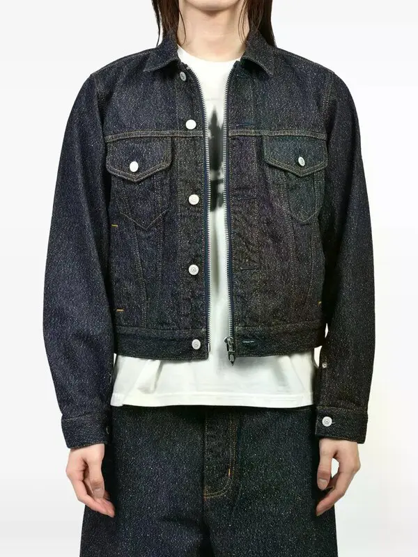 MASU Bouclé Texture Denim Jacket