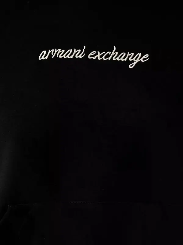 Armani Exchange Logo-embroidered Hoodie