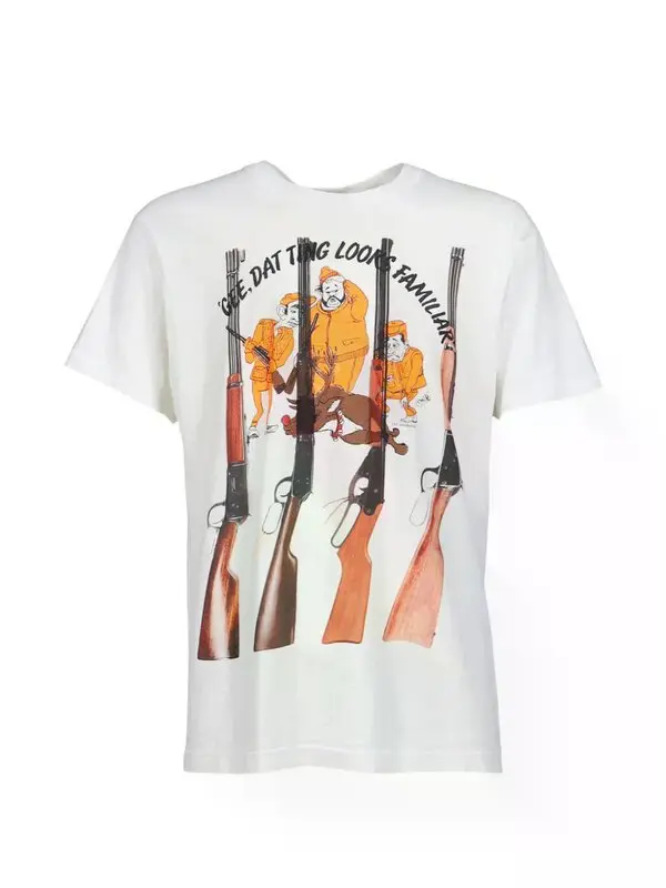JOSHUA J. Graphic-print Upcycled T-shirt