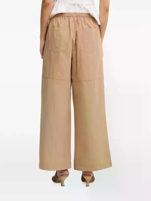 Sisley Tassel-drawstring Palazzo Pants