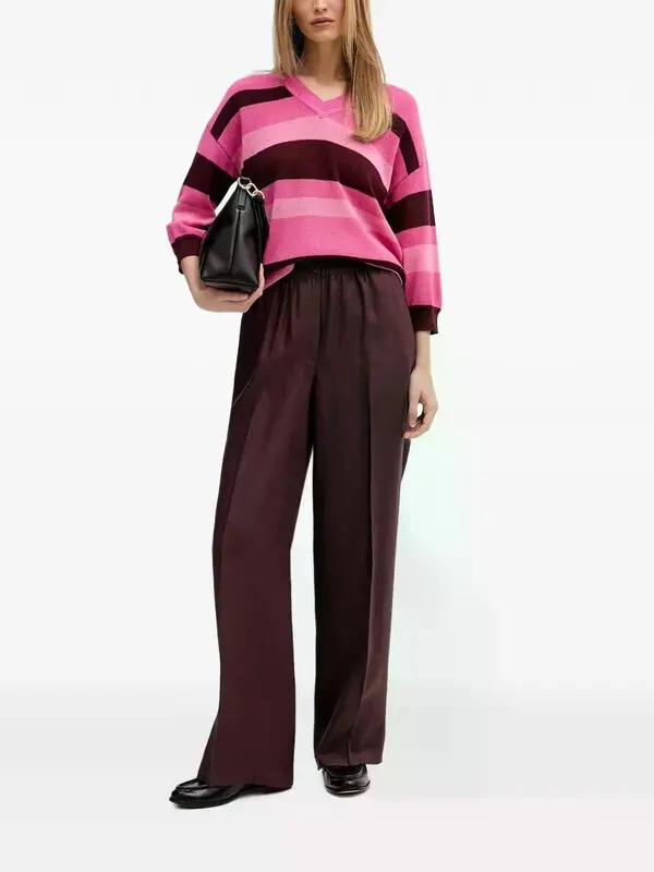 Sisley Pressed-crease Straight Trousers