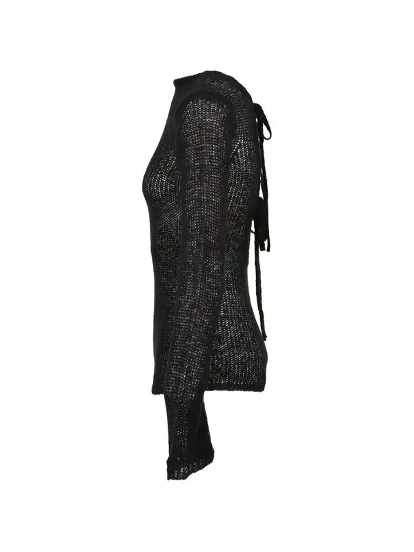 HELIOT EMIL Cut-out Flared-sleeve Sweater
