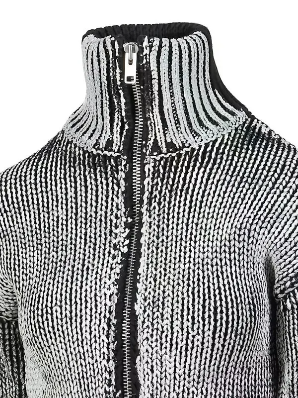 Vaquera Ribbed Cropped Cardigan