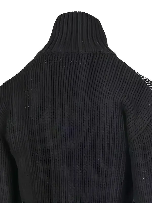 Vaquera Ribbed Cropped Cardigan