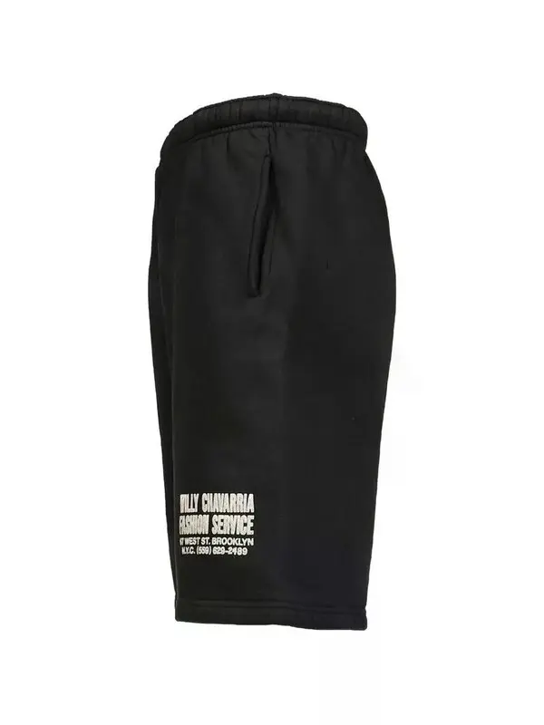 WILLY CHAVARRIA Buffalo Logo-print Shorts