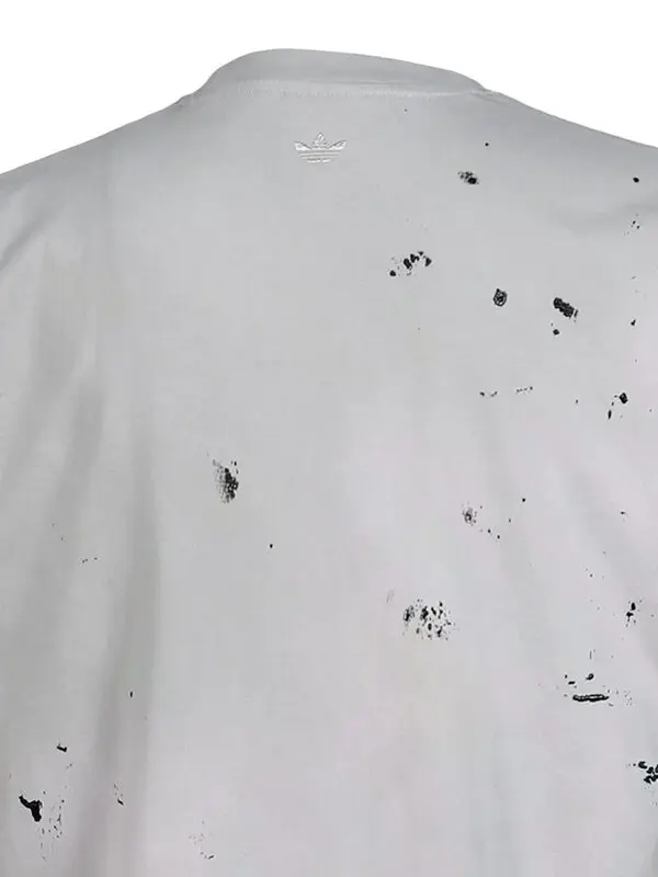 SONG FOR THE MUTE Paint-splatter Logo-print T-shirt