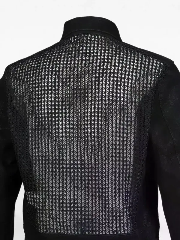 BLACK MEANS Belted Mesh Jacket