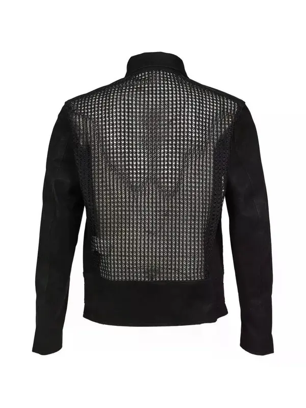 BLACK MEANS Belted Mesh Jacket