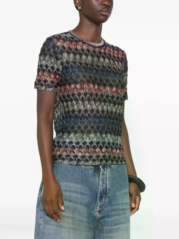 Missoni Chevron-knit T-shirt