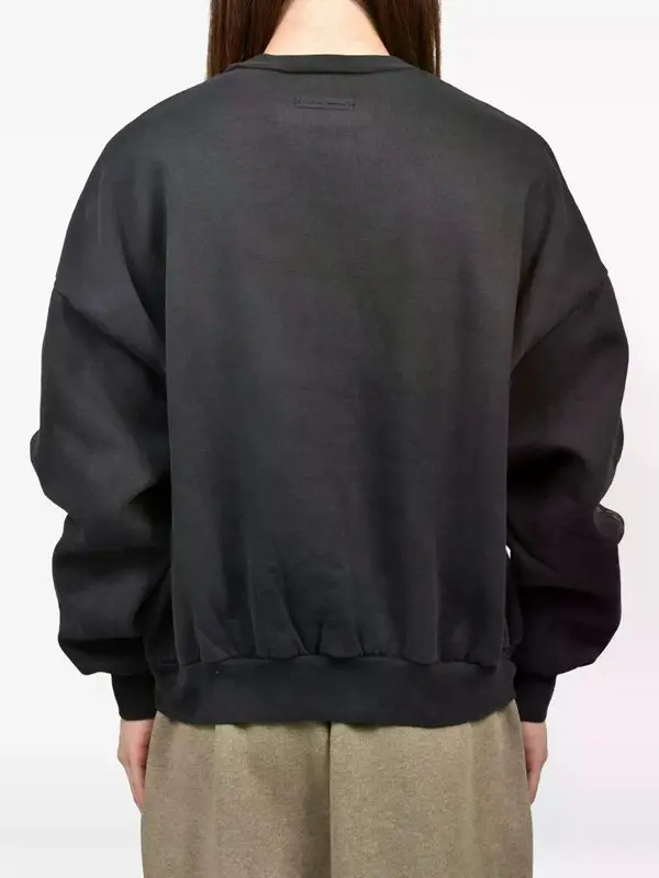 ESSENTIALS Logo-print Cropped Sweater